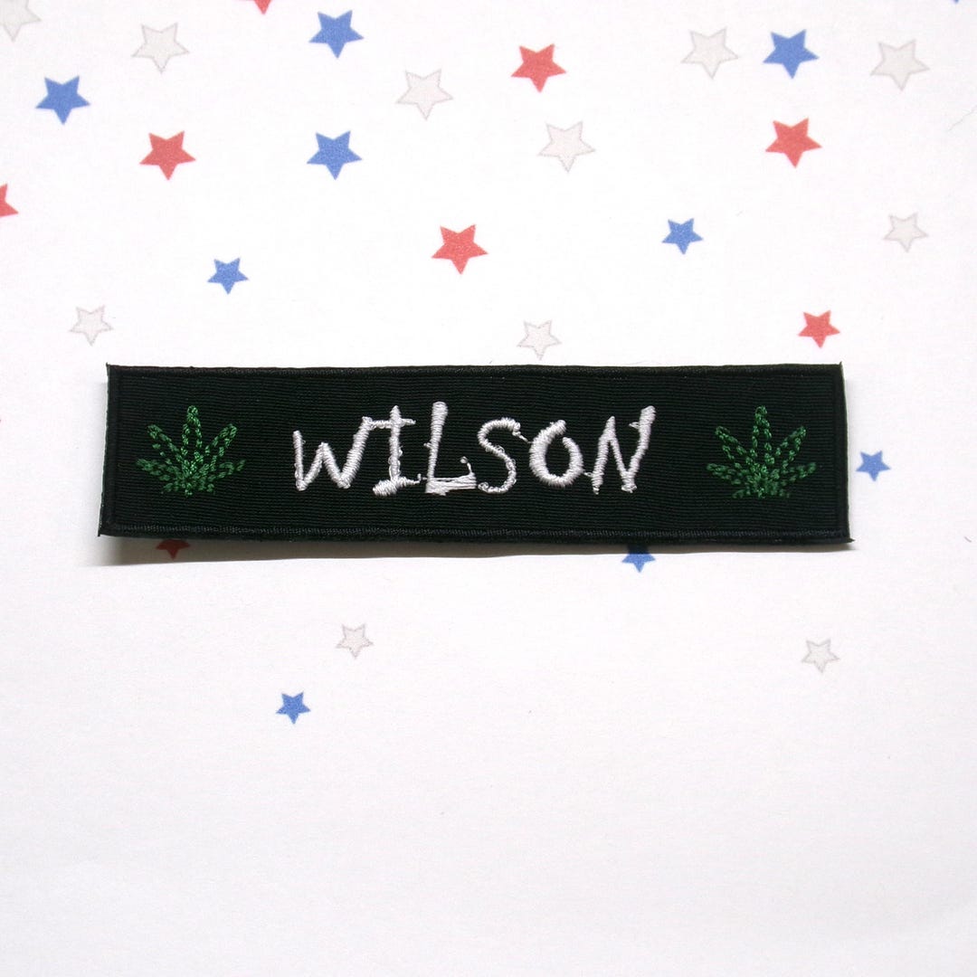 Personalized Name Patch Embroidered, Custom Text Patches Embroidered ...