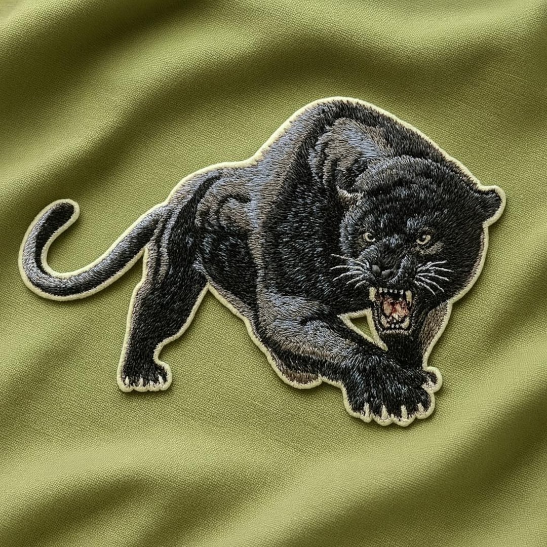 Black Panther Patch/iron-on Patch/wild Animal Badge/big Cat Lovers ...