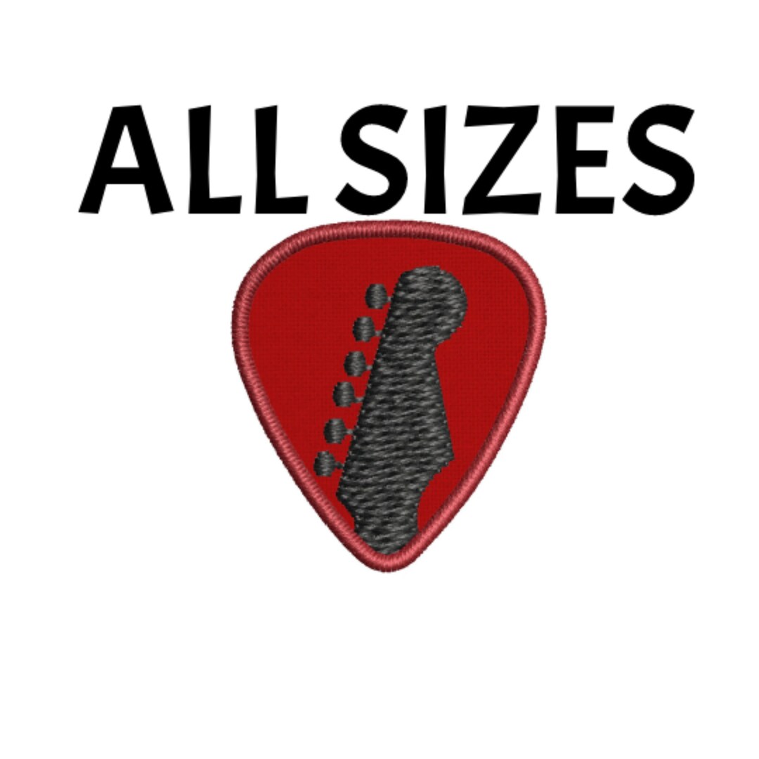 Guitar Picks & Bass Picks Embroidered Patch Iron-on Applique for ...
