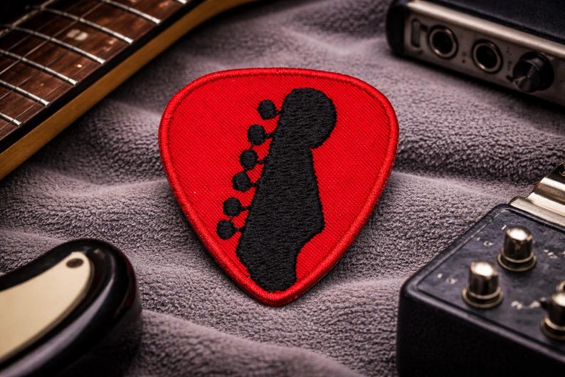 Guitar Picks & Bass Picks Patches/iron-on Patch/embroidered Applique ...