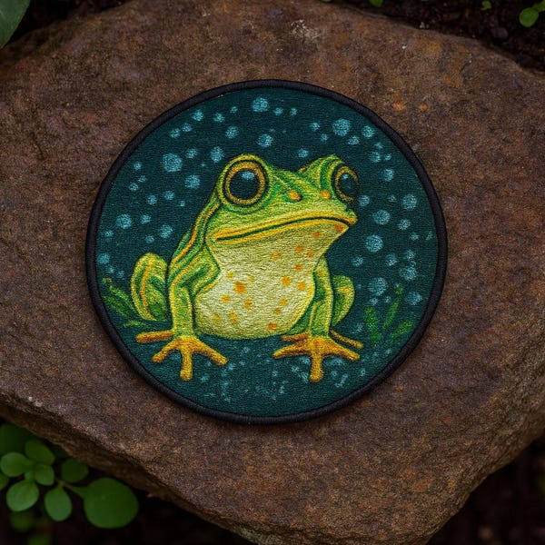 Frog Patch - Etsy