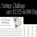 50c SAVINGS CHALLENGE Printable Christmas Saving Tracker Savings ...