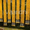 Marigold Garland Backdrop Puja Backdrop for Haldi Decor Backdrop ...