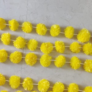 10ft Marigold Flower String Garland for Indian Wedding Mandap ...