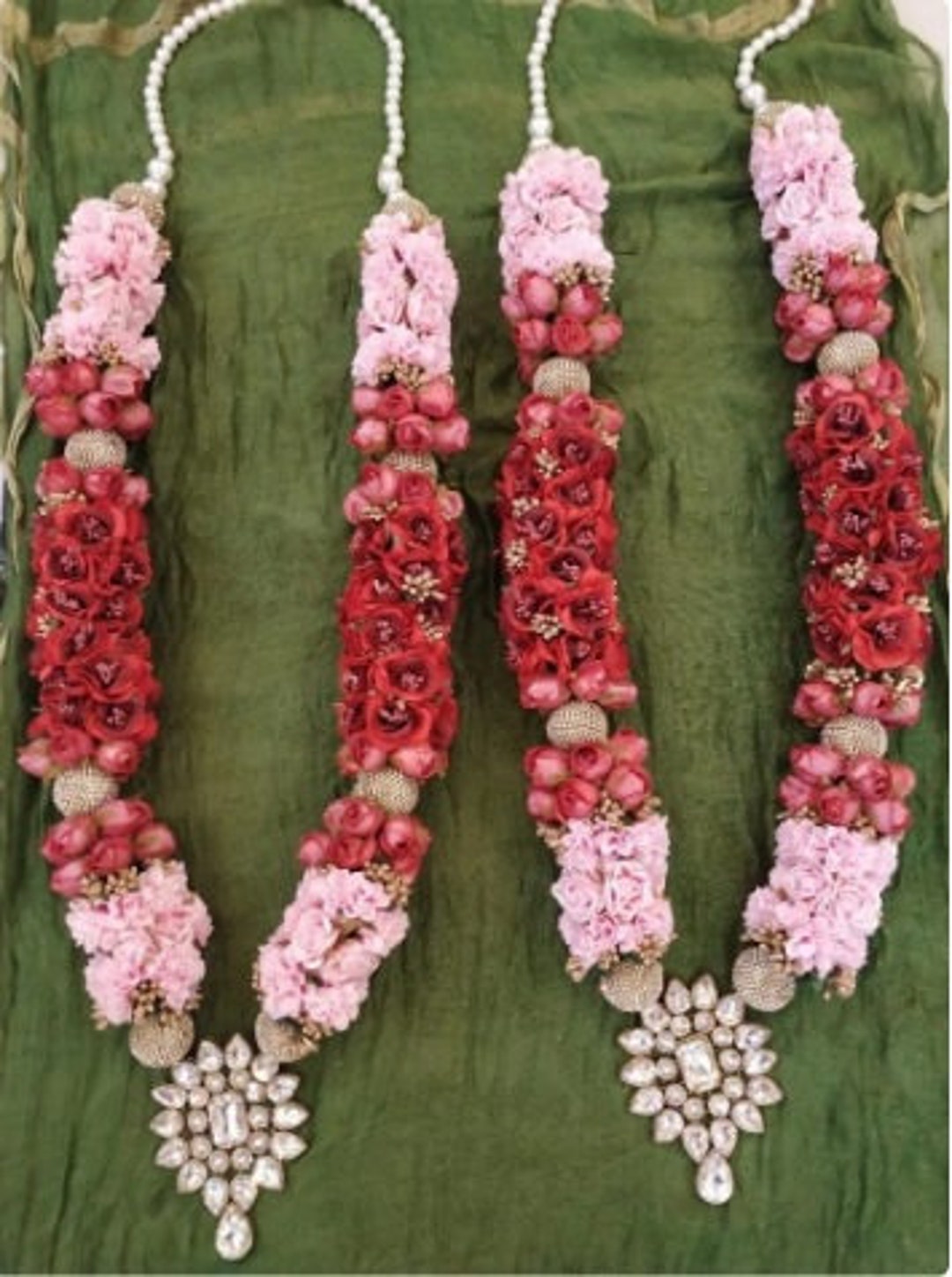 Peony Varmala Design Pair for Jaimala Milni Mala Wedding - Etsy