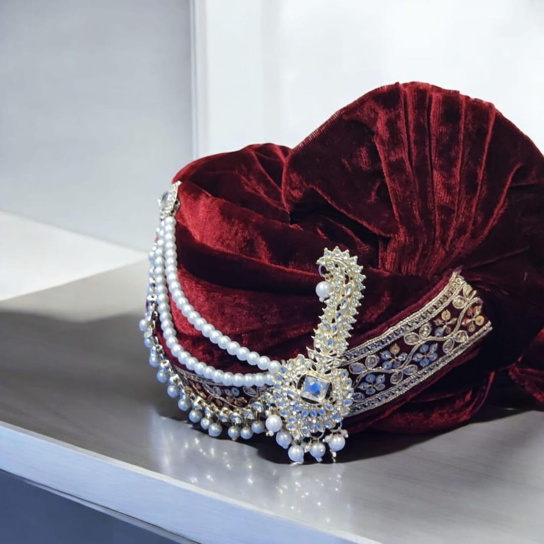 Bridegroom Turban /pagri Safa for Asian Wedding Ceremony Indian Wedding ...