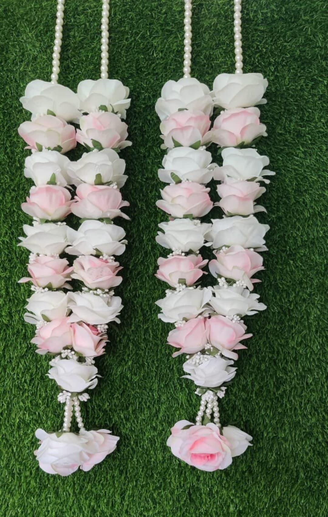 Rose Flower Varmala Design Pair for Jaimala Milni Mala, Wedding Mala ...