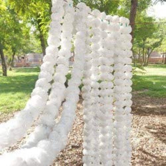 10 Ft White Marigold Flower Garlands for South Indian - Etsy