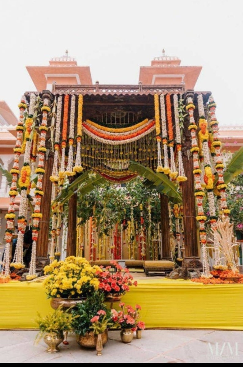 6ft Solawood Flower Garlands Wedding Decor Chain String - Etsy