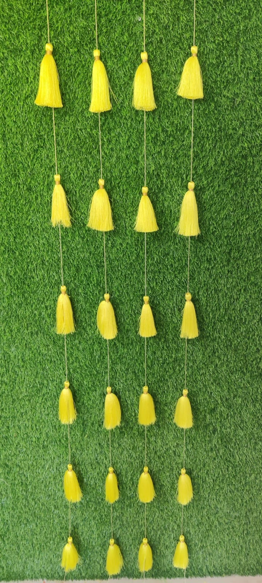 6 Ft Haldi Decor Tassel String Hangings for Wedding Decor Mehndi ...