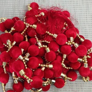 5ft Velvet Ball Bead Decorative Garlands for Wedding Decoration ...
