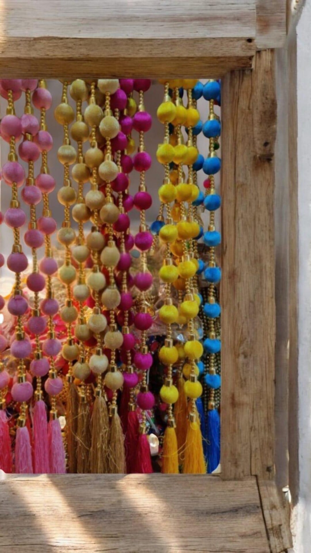 5ft Decorative Ball Garlands Long With Tassels for Wedding Decoration ...