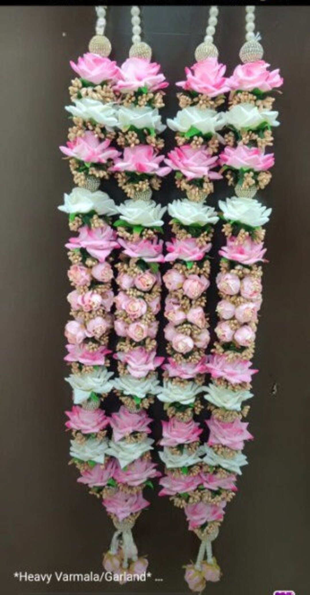 Trending Pair of Artificial Rose Flower Milni Mala, Wedding Mala, Honor ...