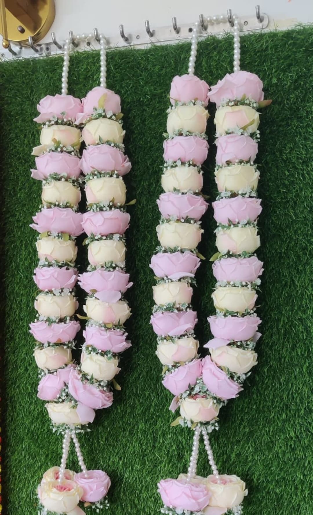 Rose Engagement Varmala Wedding Mala, Honor Mala, Jaimala , Sagan Mala ...