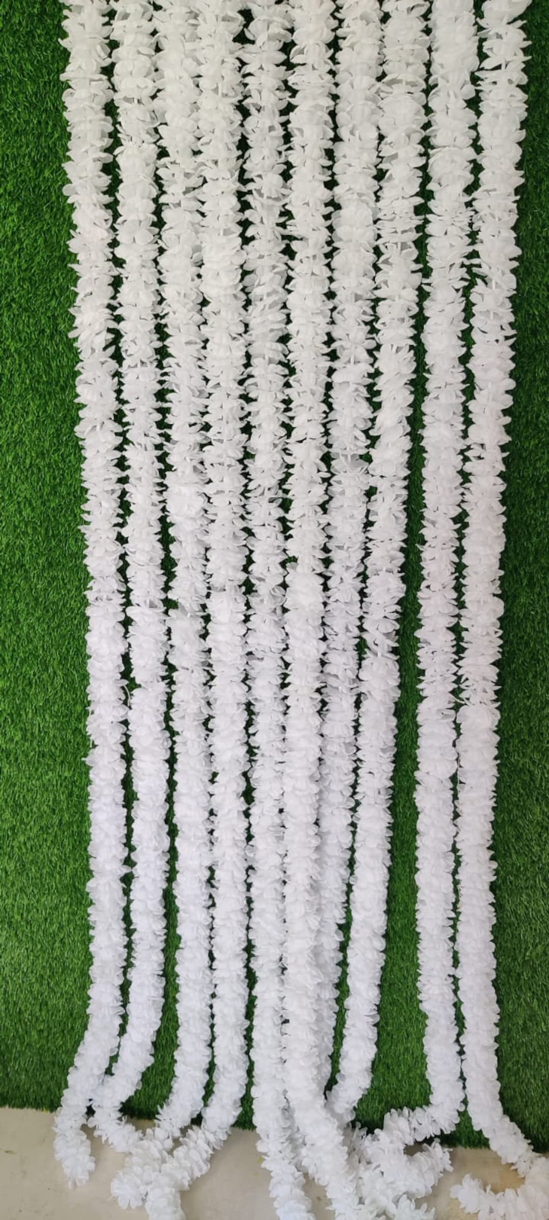 8ft White Nikah Partition Country Floral Hanging's Wedding Decor Stage ...