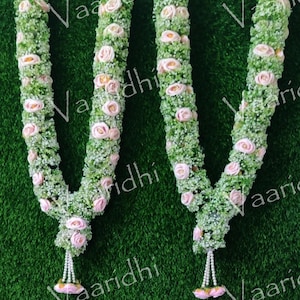 Bollywood Inspired Varmala Baby's Breath Flower Asain Wedding Garland ...