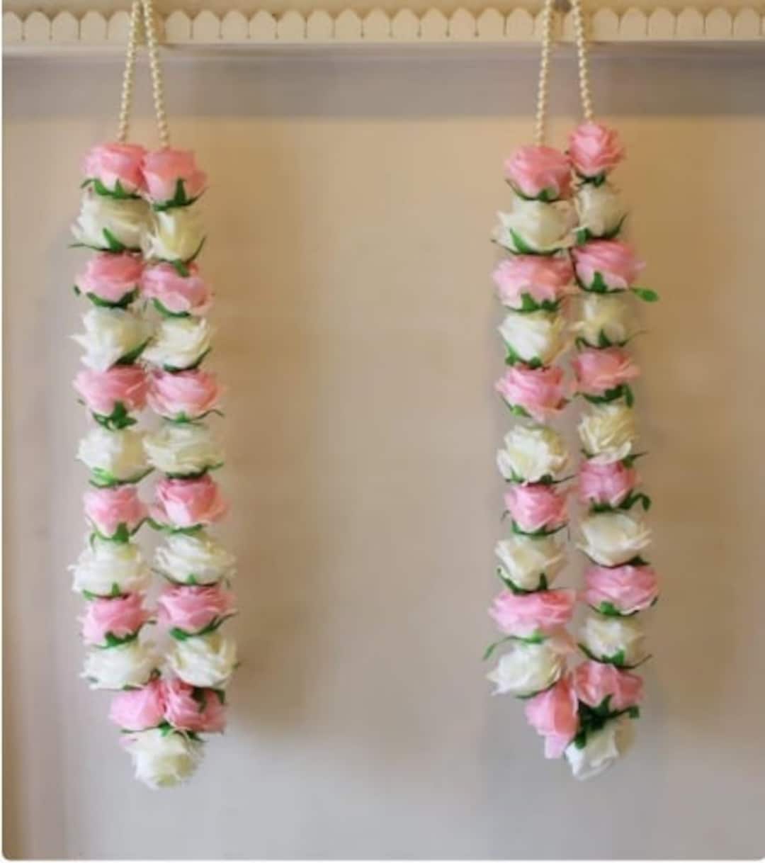 Engagement Varmala Wedding Mala, Anniversary Garland, Jaimala , Sagan ...