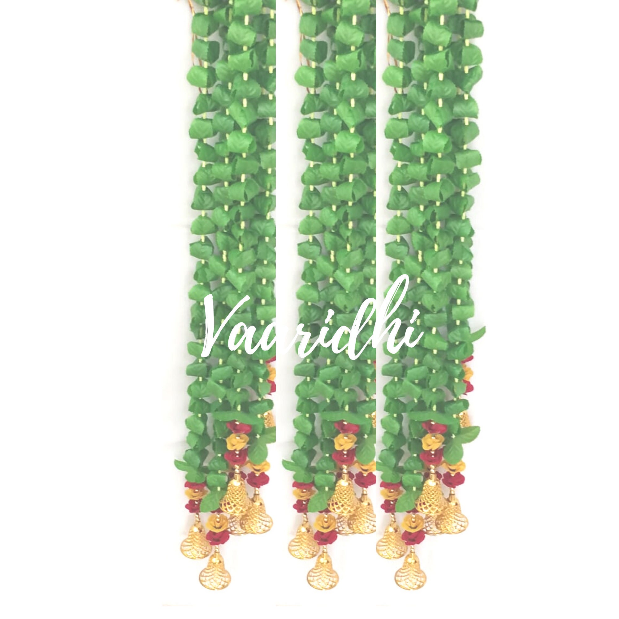 Betal Leaves pan Patta Hangings With Rose Flower 5ft Ifor - Etsy Canada