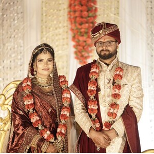 Latest Pair of Peony Flower Milni Mala, Wedding Mala, Honor Mala ...