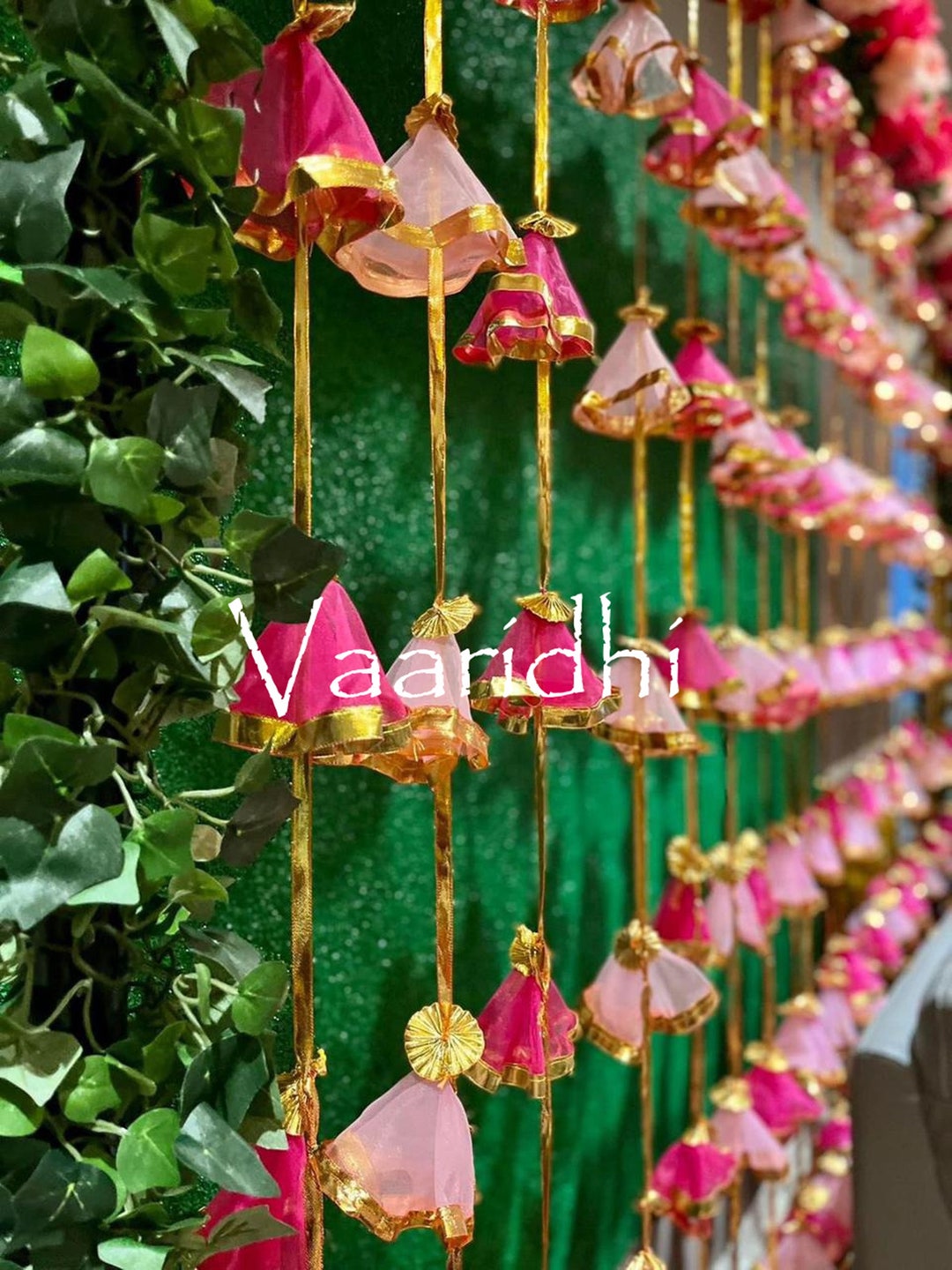 6ft Gota Wedding Decoration Hangings, Indian Mehndi Haldi Decor ...