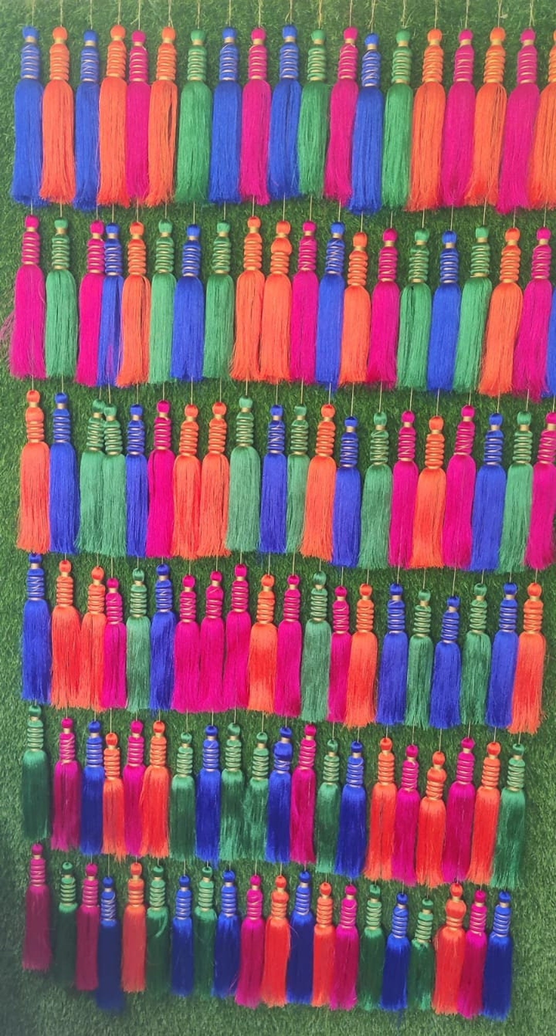 6 Ft Tassels String Hangings for Wedding Decor Mehndi & Sangeet Decor ...