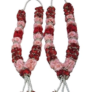 Pair of Bride and Groom Garland, Varmala Wedding Mala,jaimala,indian ...