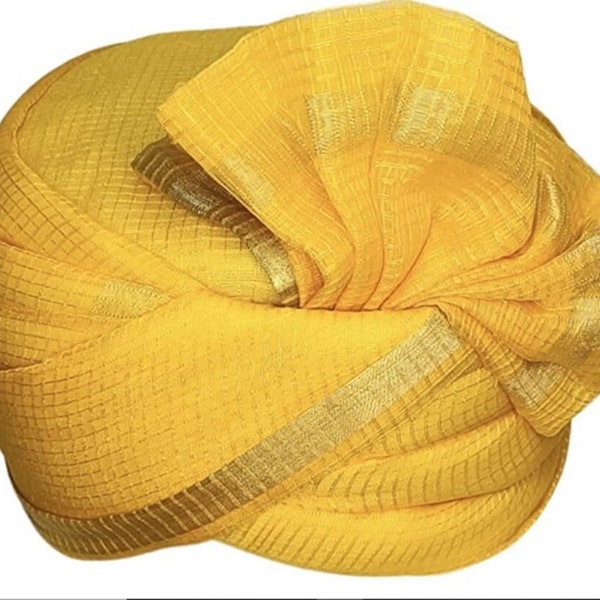 Yellow Turban - Etsy