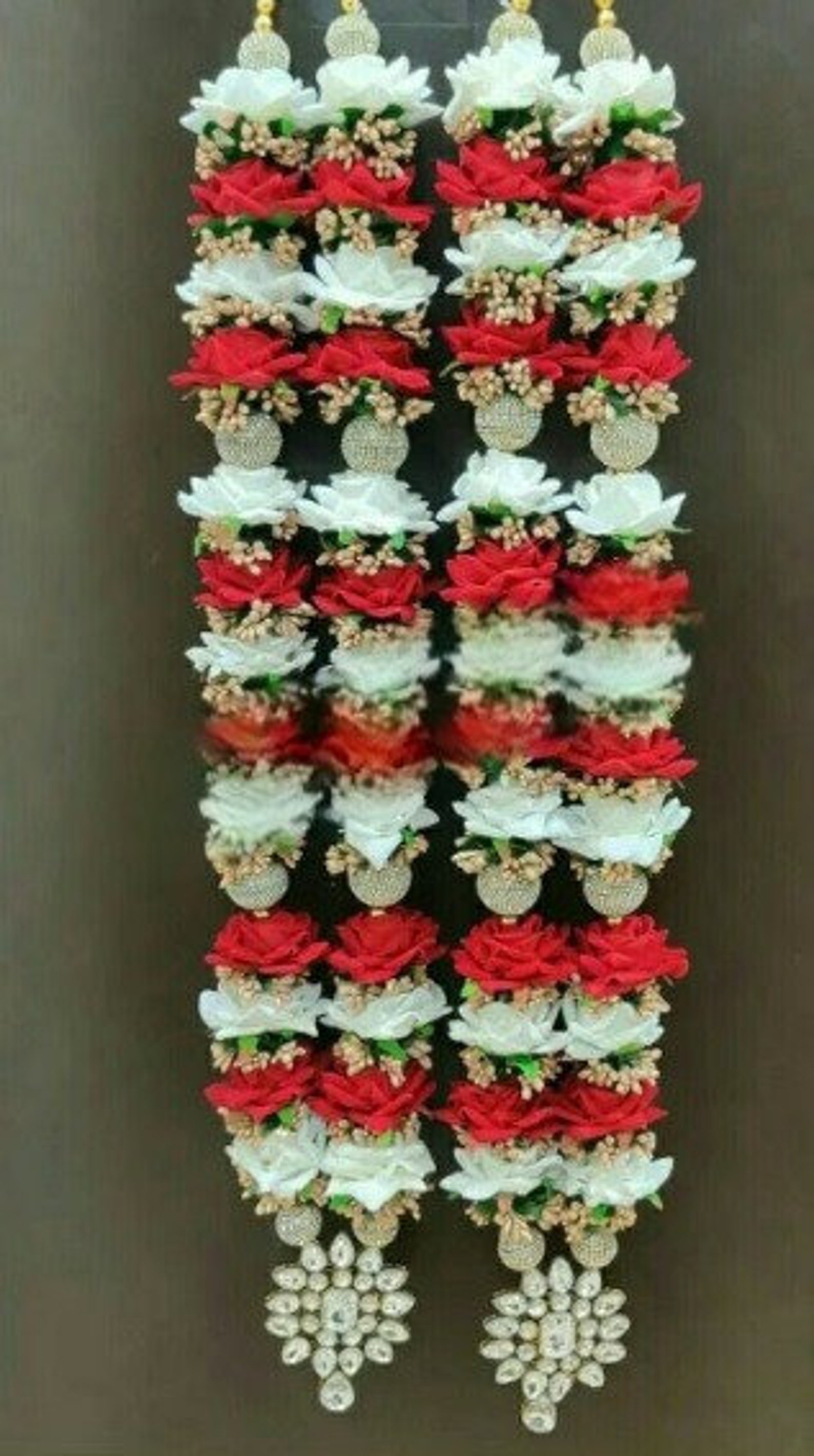 Rose Varmala Pair, Indian Wedding Garlands, Handmade Jaimala Asian Mala ...