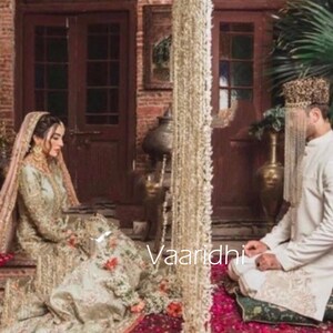 Nikah Pardah Partition Set of Blossom Flower Garlands, Fabric & Flower ...