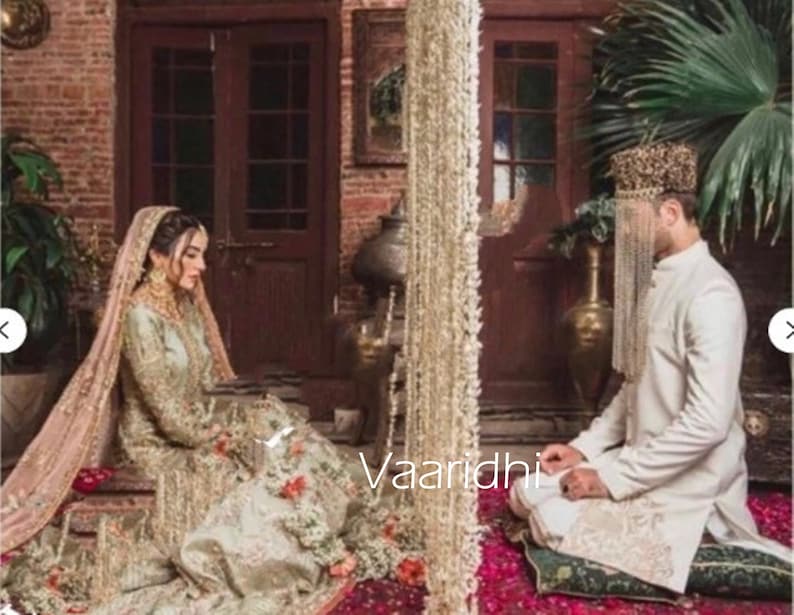 Nikah Pardah Partition Set of Blossom Flower Garlands, Fabric & Flower ...