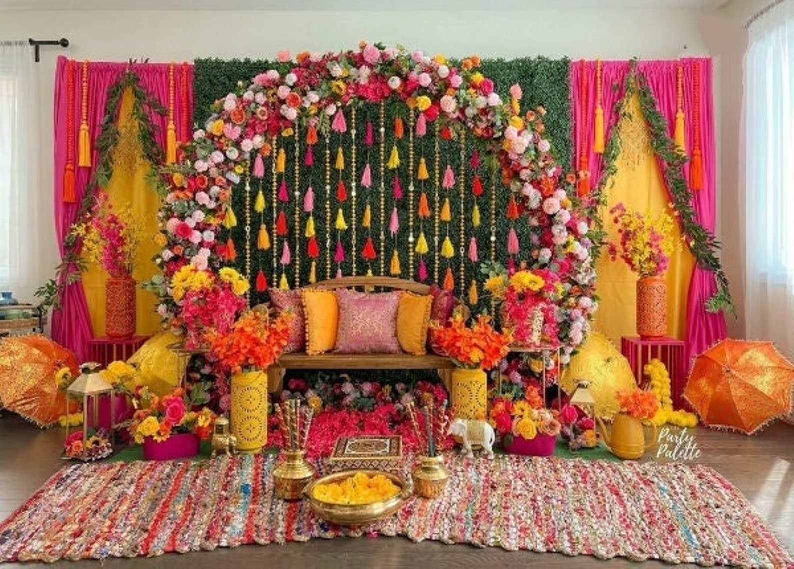 6 Ft Tassel String Hangings for Wedding Decor Mehndi & Sangeet - Etsy