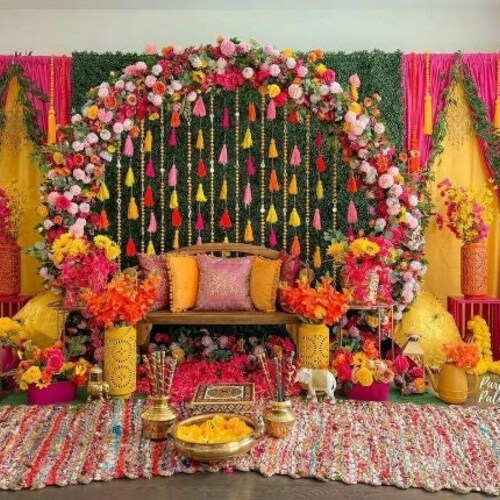 6 Ft Tassel String Hangings for Wedding Decor Mehndi & Sangeet - Etsy