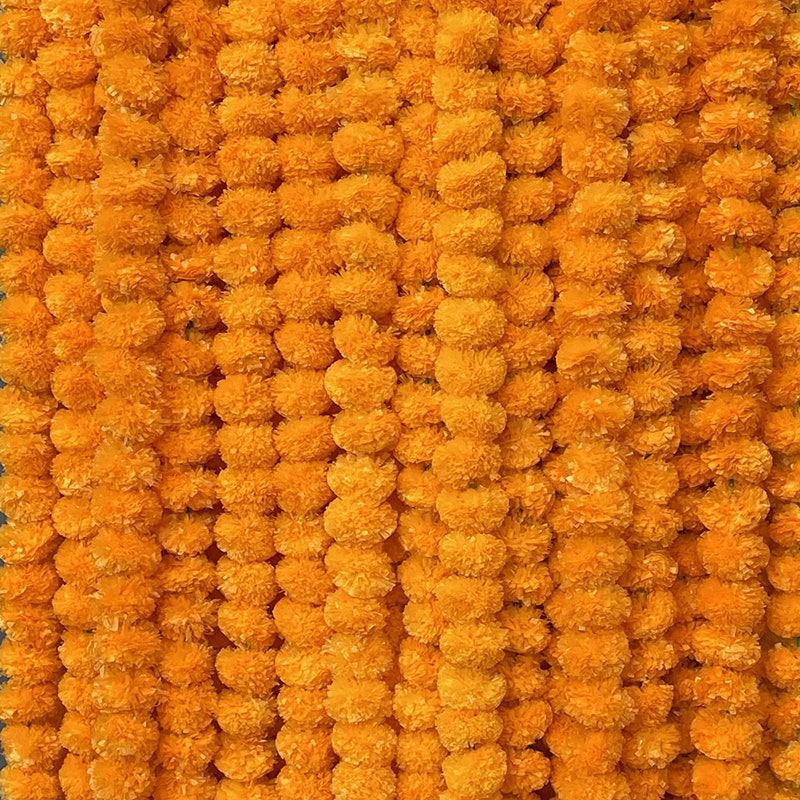 Marigold Garlands 10 Ft - Etsy