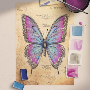 Quicksilver Kingfisher Printable Wall Art | Oshellith Butterfly Poster ...