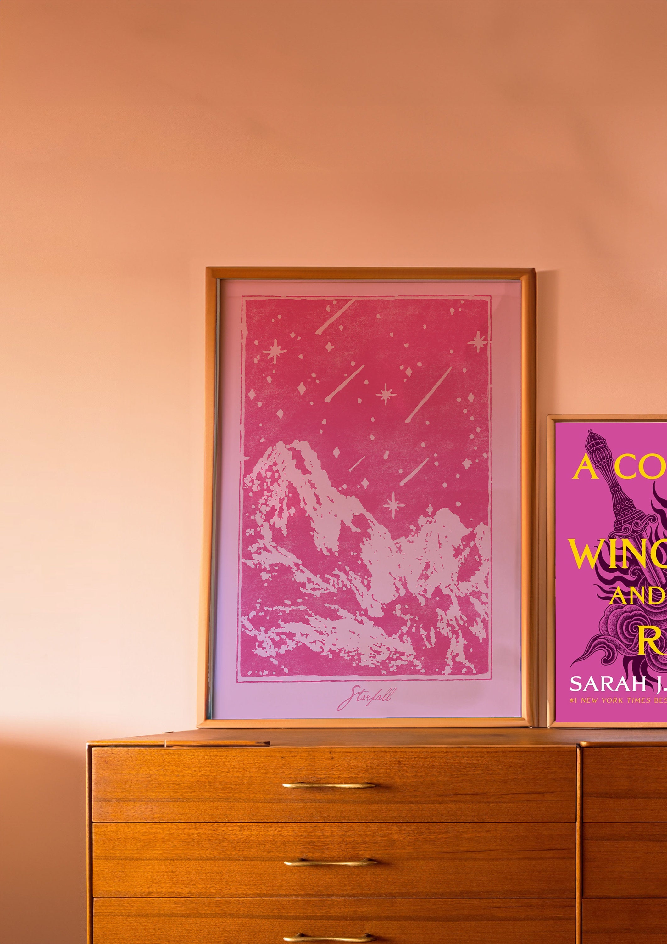 Starfall Velaris Art Print | ACOTAR Book Series (digital Download) - Etsy