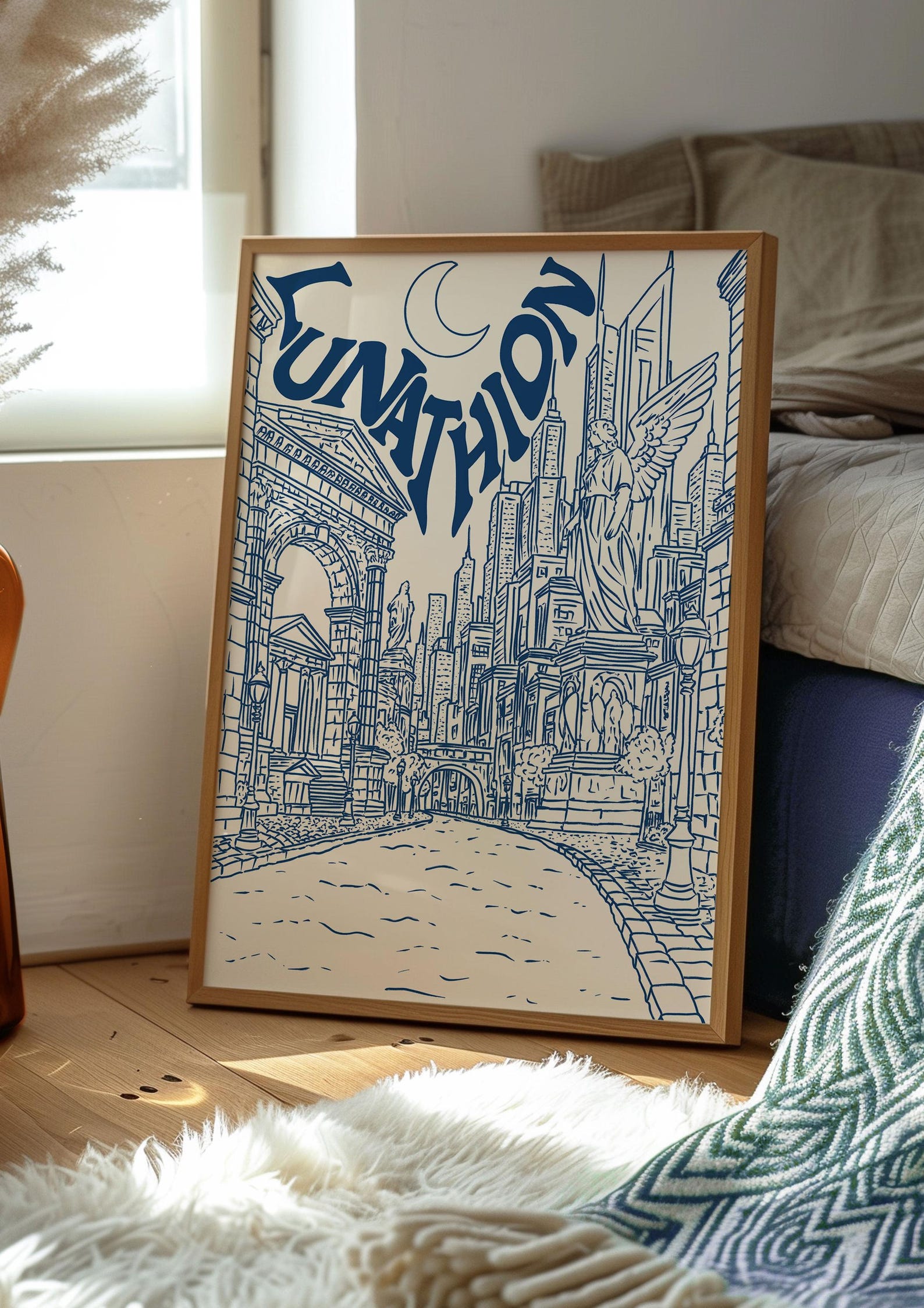 Lunathion Printable Wall Art | Crescent City Digital Download | Sarah J ...
