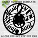 Music is My Soul Clock Laser Cut Files, SVG File. Vector File Ai, Cdr ...