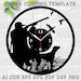 Duck Hunter Clock Laser Cut Files SVG File Vector File Ai Cdr Dxf ...