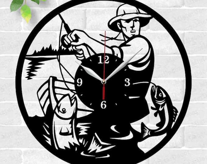 Duck Hunter Clock Laser Cut Files SVG File Vector File Ai Cdr Dxf ...