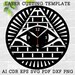 Masonic Wall Clock Laser Cut Files, Mason SVG File. Vector File Ai, Cdr ...