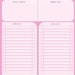 Digital Download Planner in Pink PDF Printable - Etsy