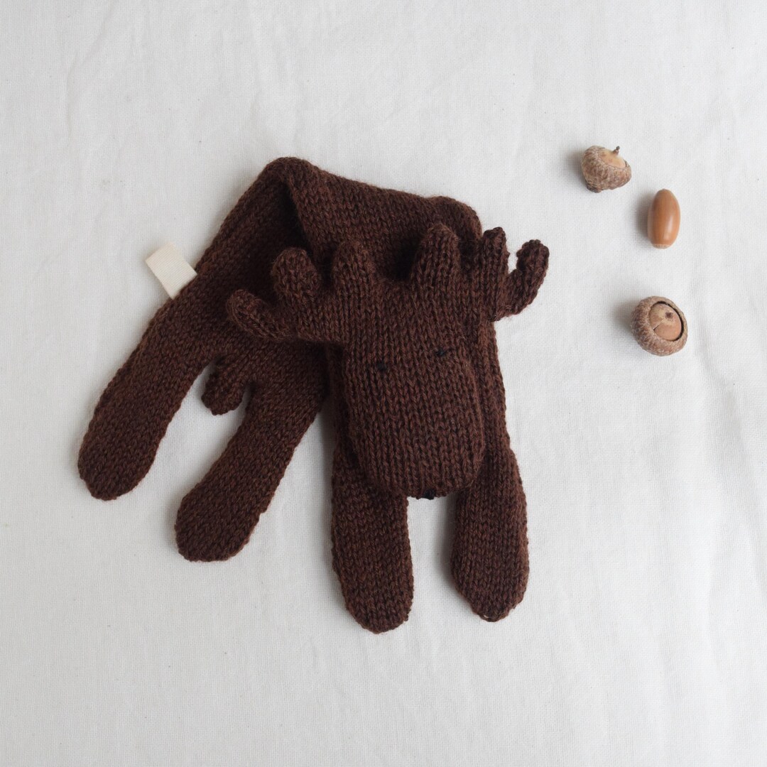 DIGITAL Moose Knitting Pattern / Reindeer Knitting Pattern / Moose ...