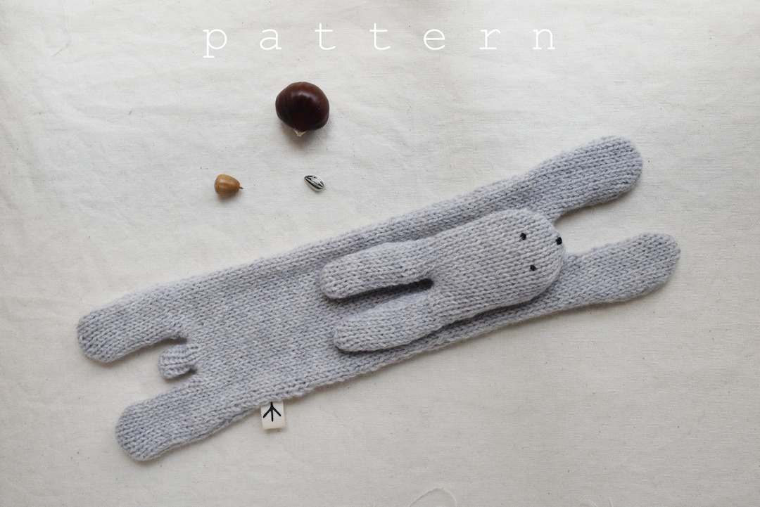 Cuddly Rabbit KNITTING PATTERN / Rabbit Knit Pattern - Etsy