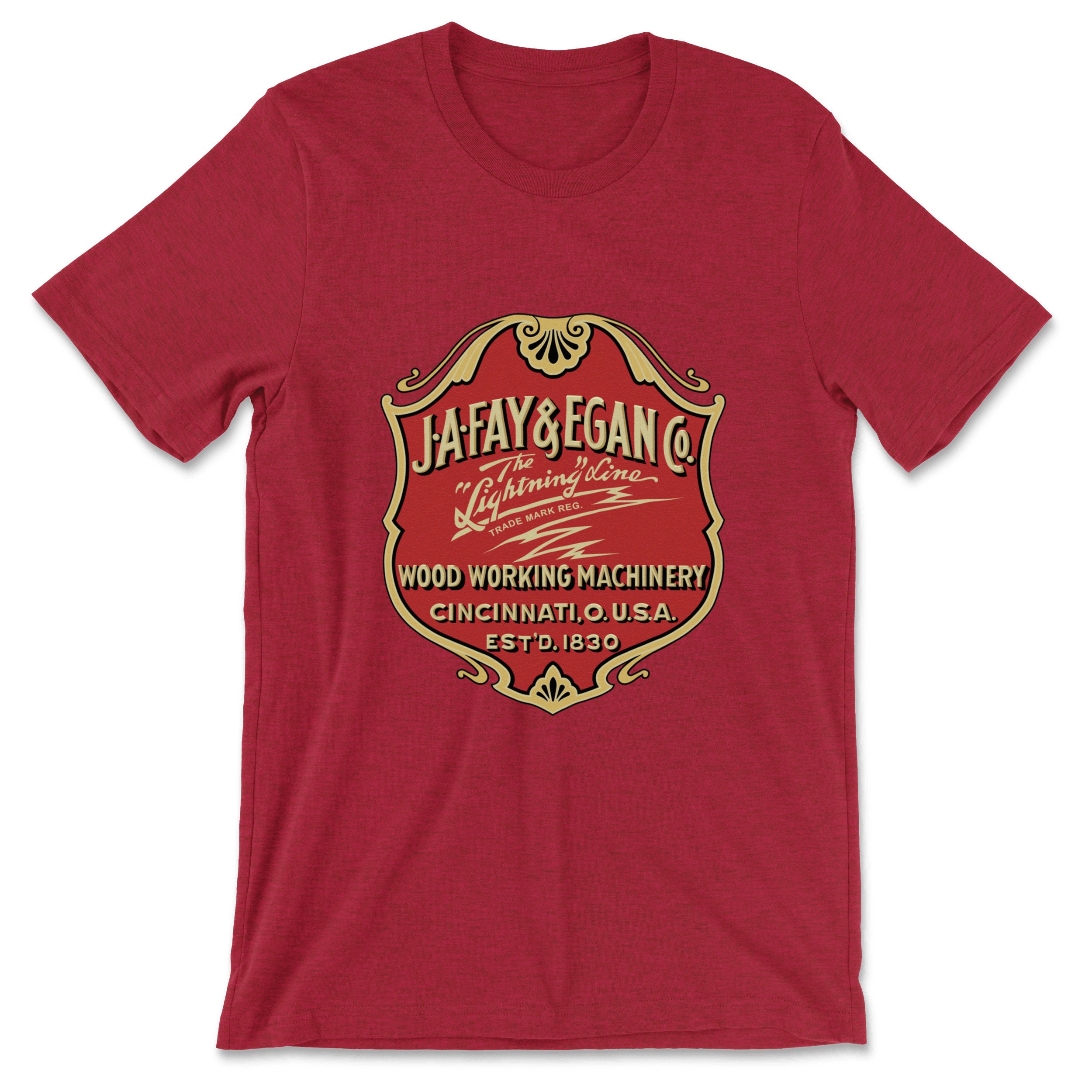 J.A. Fay & Egan Co. — Lightning Line No. 1 T-shirt (multiple Colors) - Etsy