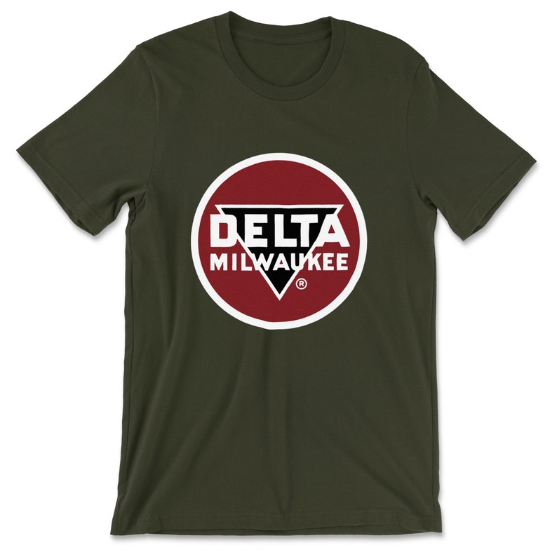 Delta-milwaukee — 1941-1952 Emblem (solid) T-shirt (multiple Colors) - Etsy