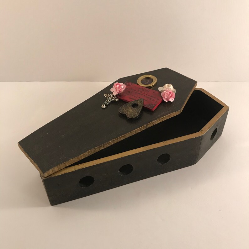 Coffin Incense Burner: Pink Roses - Etsy