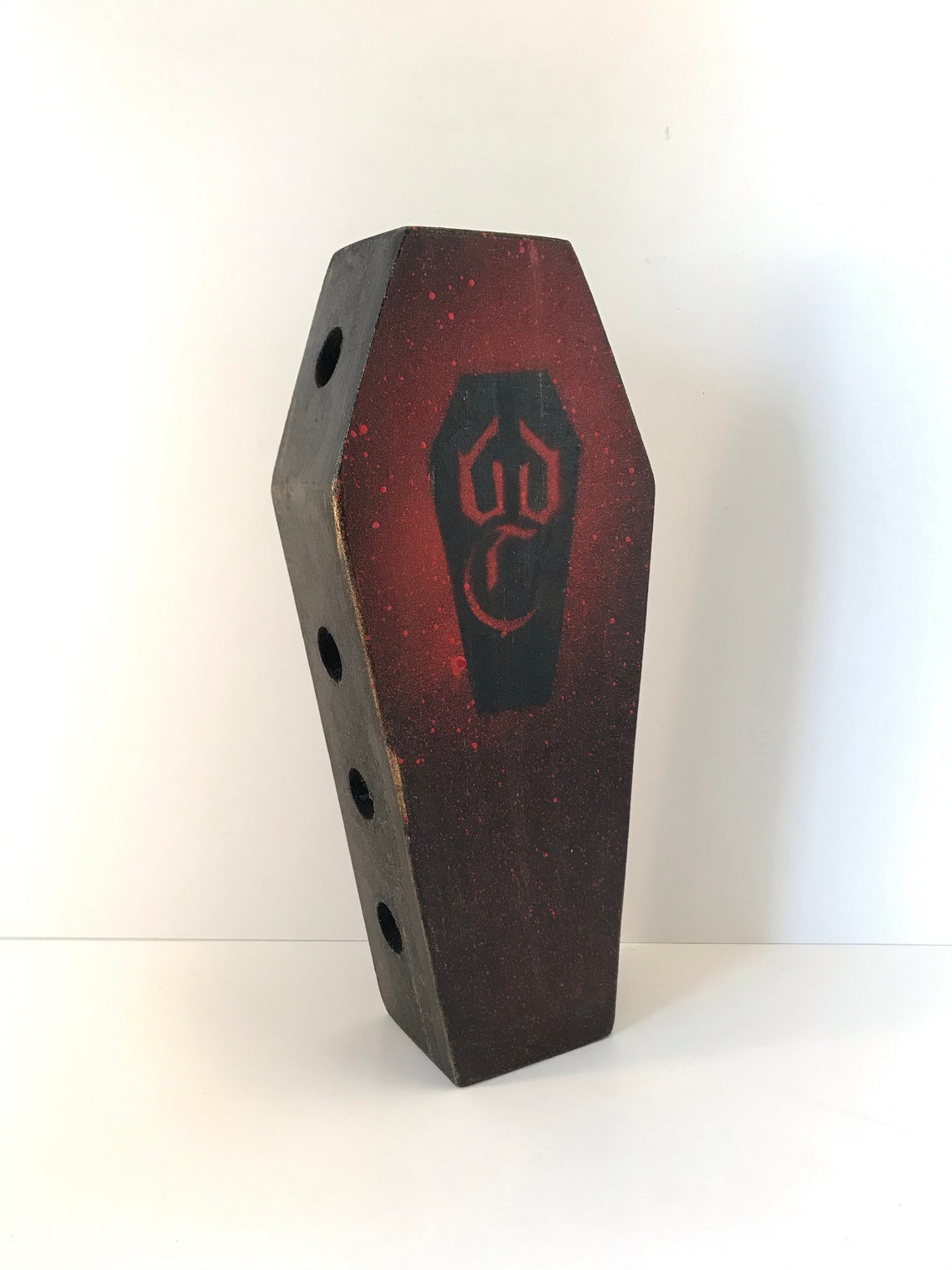 Coffin Incense Burner: Pink Roses | Etsy