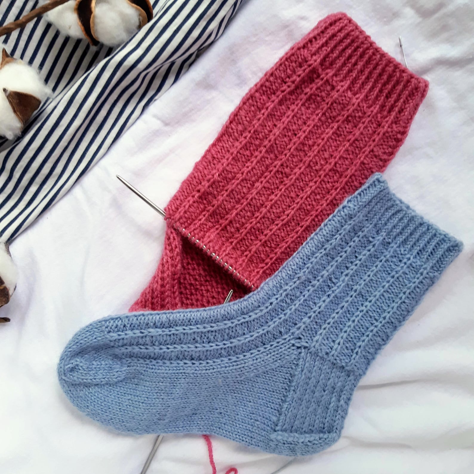 Sock knitting pattern Knitting patterns Wool socks Socks | Etsy