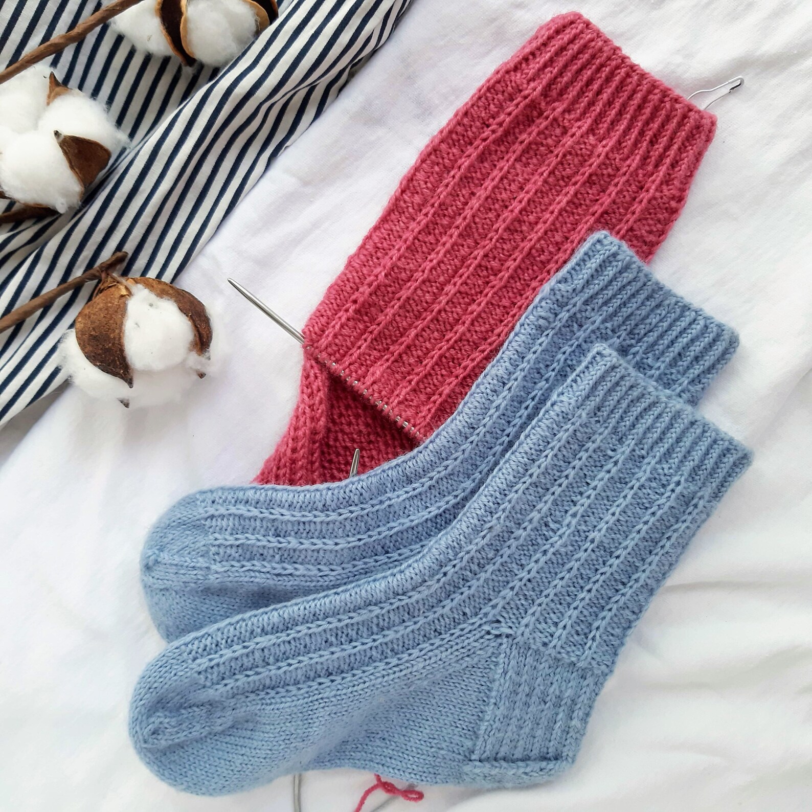 Sock knitting pattern Knitting patterns Wool socks Socks | Etsy