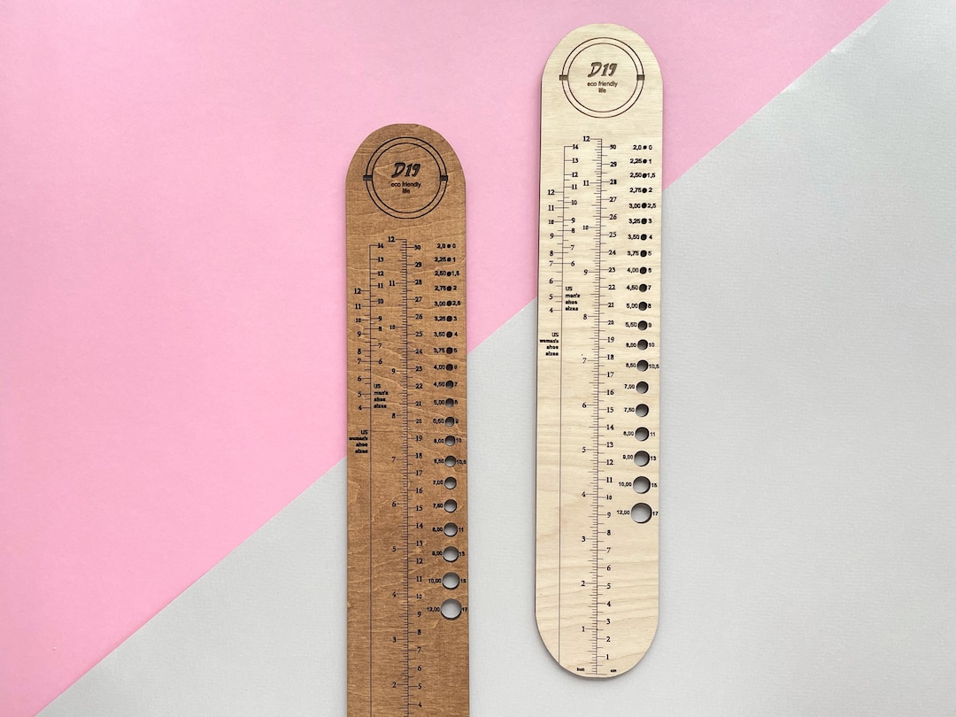 Knitting Ruler, Gauge Swatch, Knitting Supplies, Knitting Notions ...